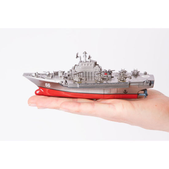 Remote Control Mini Aircraft Carrier with Rechargeable Remote Control