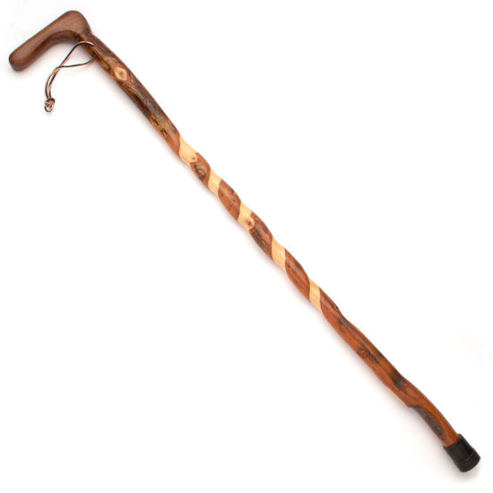 Whistle Creek Hickory Spiral Cane Made in USA - AtlantaCutlery.com