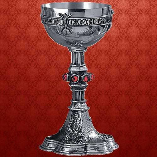 Pewter 15th Century Regal Poison Chalice