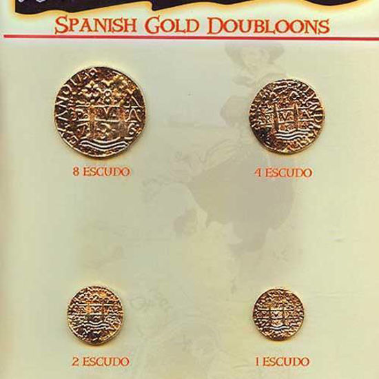 Replica Gold Doubloon Coins