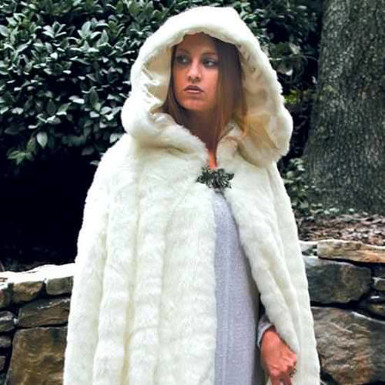Snow Queen Cape | Renaissance Costume - Museum Replicas