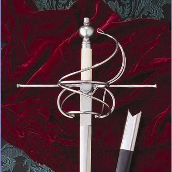 Steel Swept Hilt Rapier Left Hand
