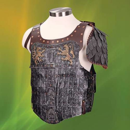 Archers Medieval Leather Breastplate & Pauldron