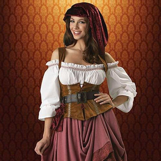 Renaissance Woman Complete Halloween Costume
