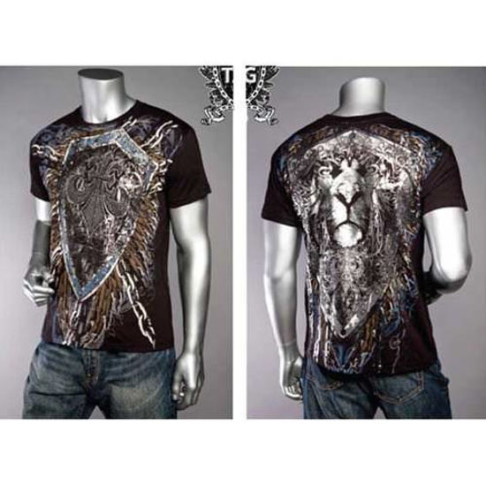 Silver Shield Rhinestone T-Shirt