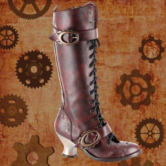 The Vintage Steampunk Ladies Boot