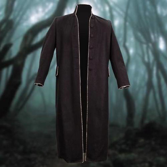 Clockwork Open Wool Steampunk Overcoat