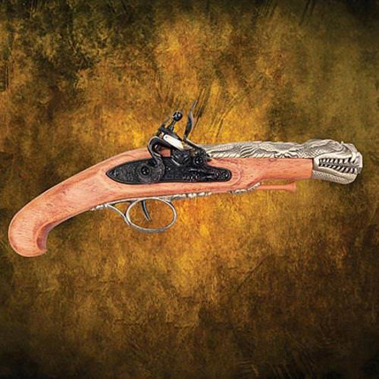 Japanese Dragon Flintlock Non Firing Pistol