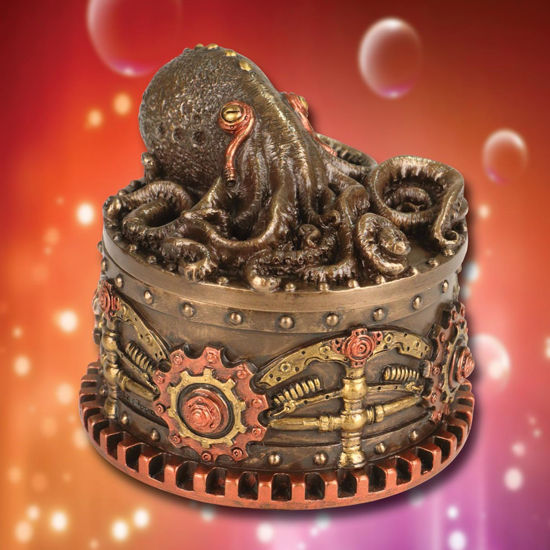 Steampunk Octopus Bauble Jewelry Box