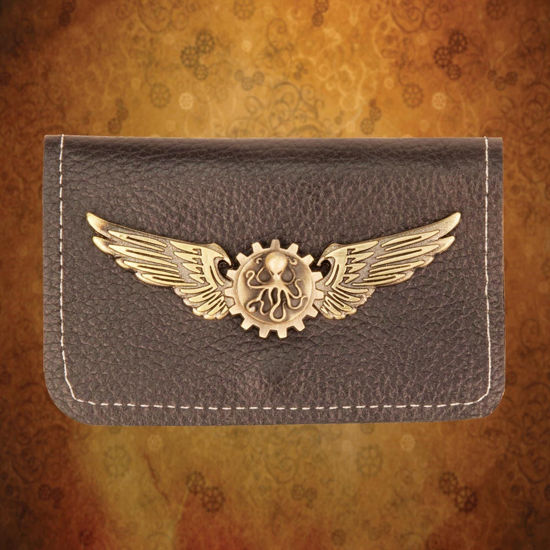 Steampunk Bi-fold Leather Wallet