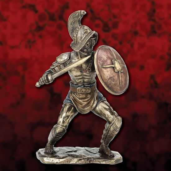 Murmillo Gladiator with Gladius Statue