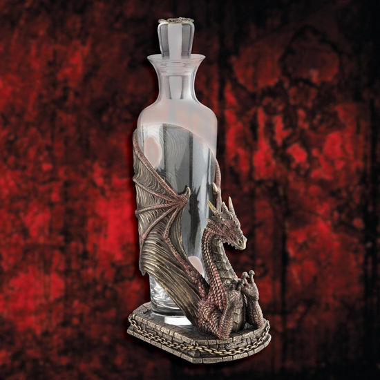 Dragon Spirit Glass and Resin Decanter