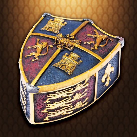 Medieval Crest Trinket Box - MuseumReplicas.com