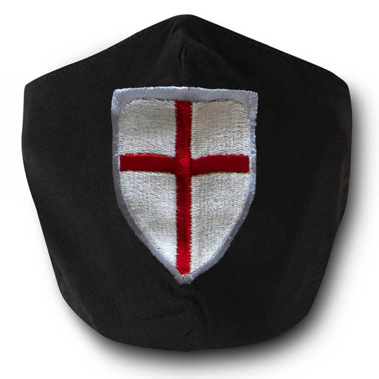 Crusader Shield Triple Layered Cotton Face Mask - MuseumReplicas.com
