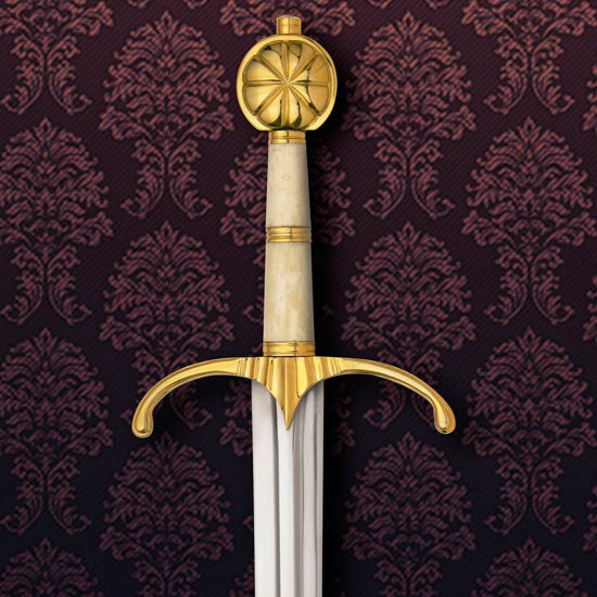 Guinegate Sword with Scabbard and Belt - MuseumReplicas.com
