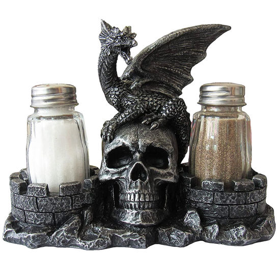 Dracos Seasoning Dragon Salt and Pepper Set - MuseumReplicas.com