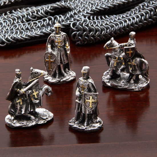 Micro Medieval Crusader Knight Set of 12 - MuseumReplicas.com